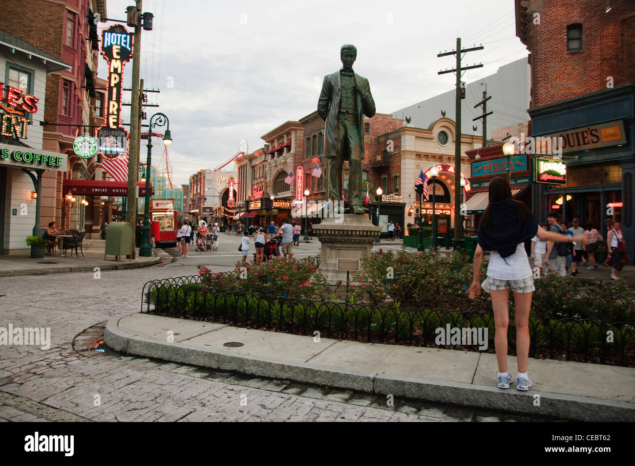 universal islands of adventure street view Stock Photo - Alamy