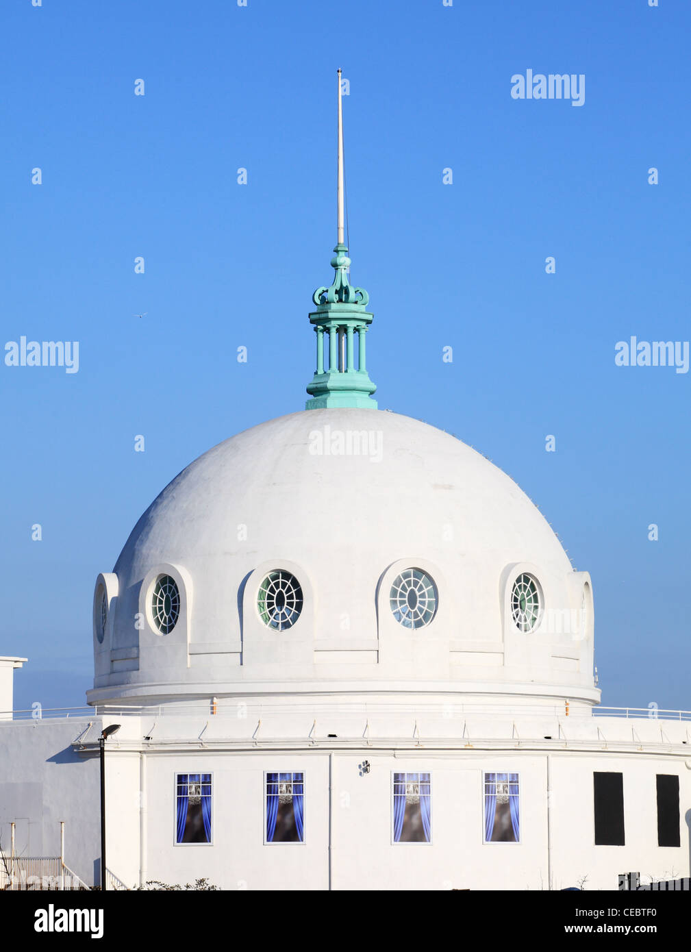 The dome of the White City Whitley Bay, north east England, UK Stock ...