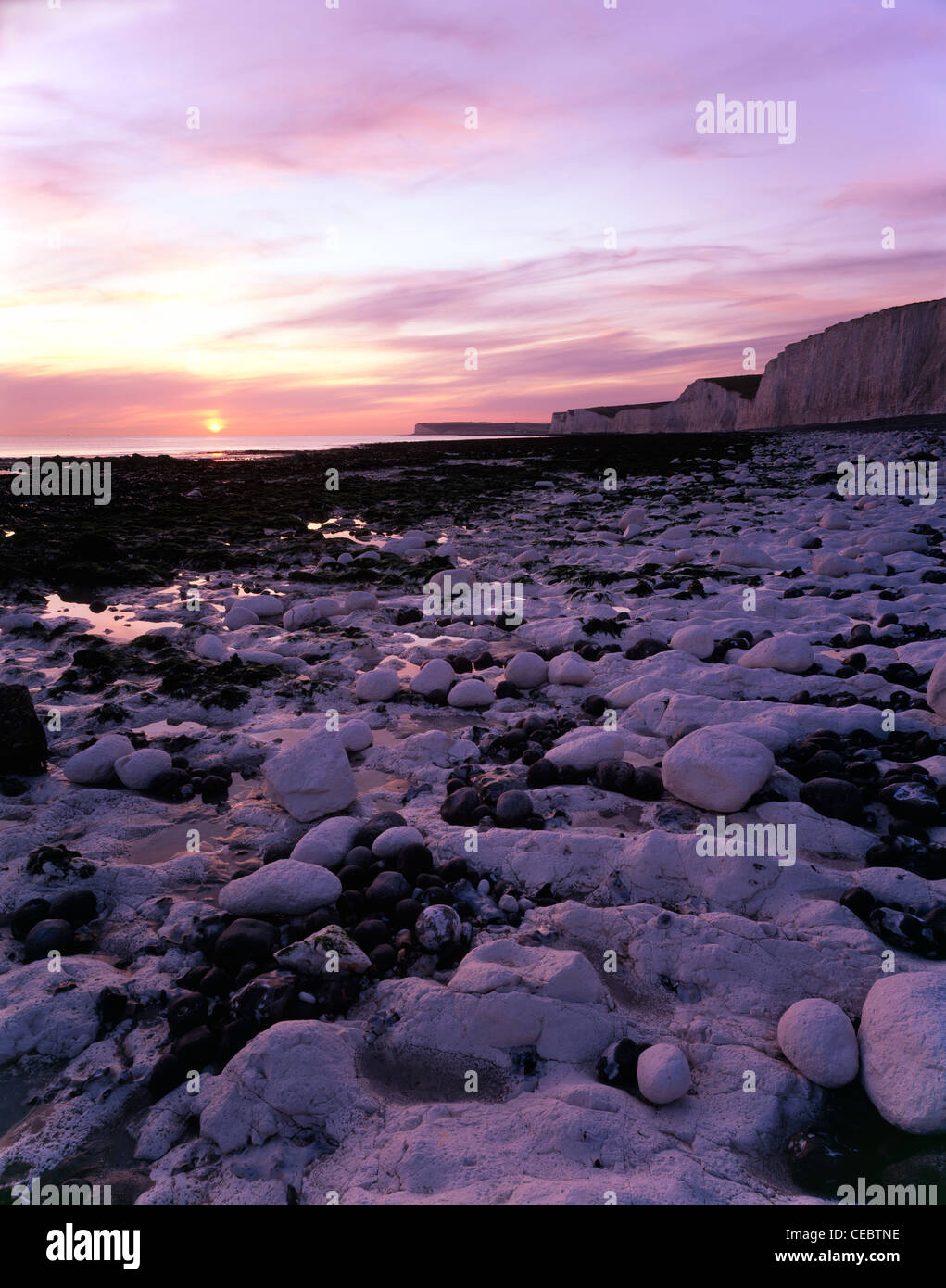 Sunset at birling gap hi-res stock photography and images - Alamy