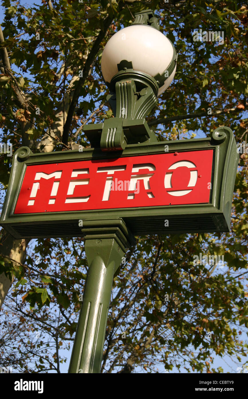 The Paris Métro or Métropolitain (French: Métro de Paris) is the rapid ...