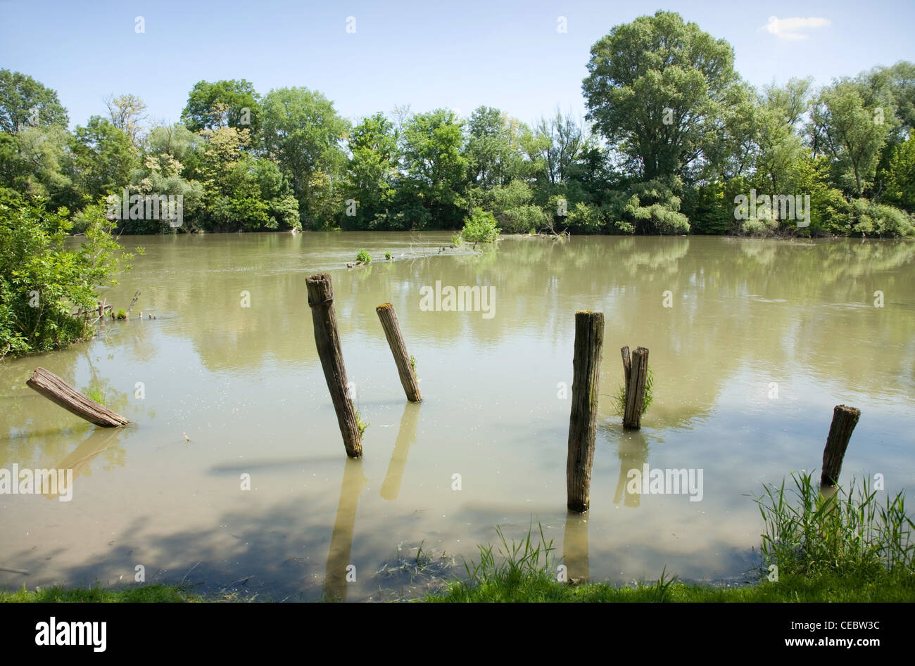 River Maly Dunaj. Slovakia Stock Photo - Alamy