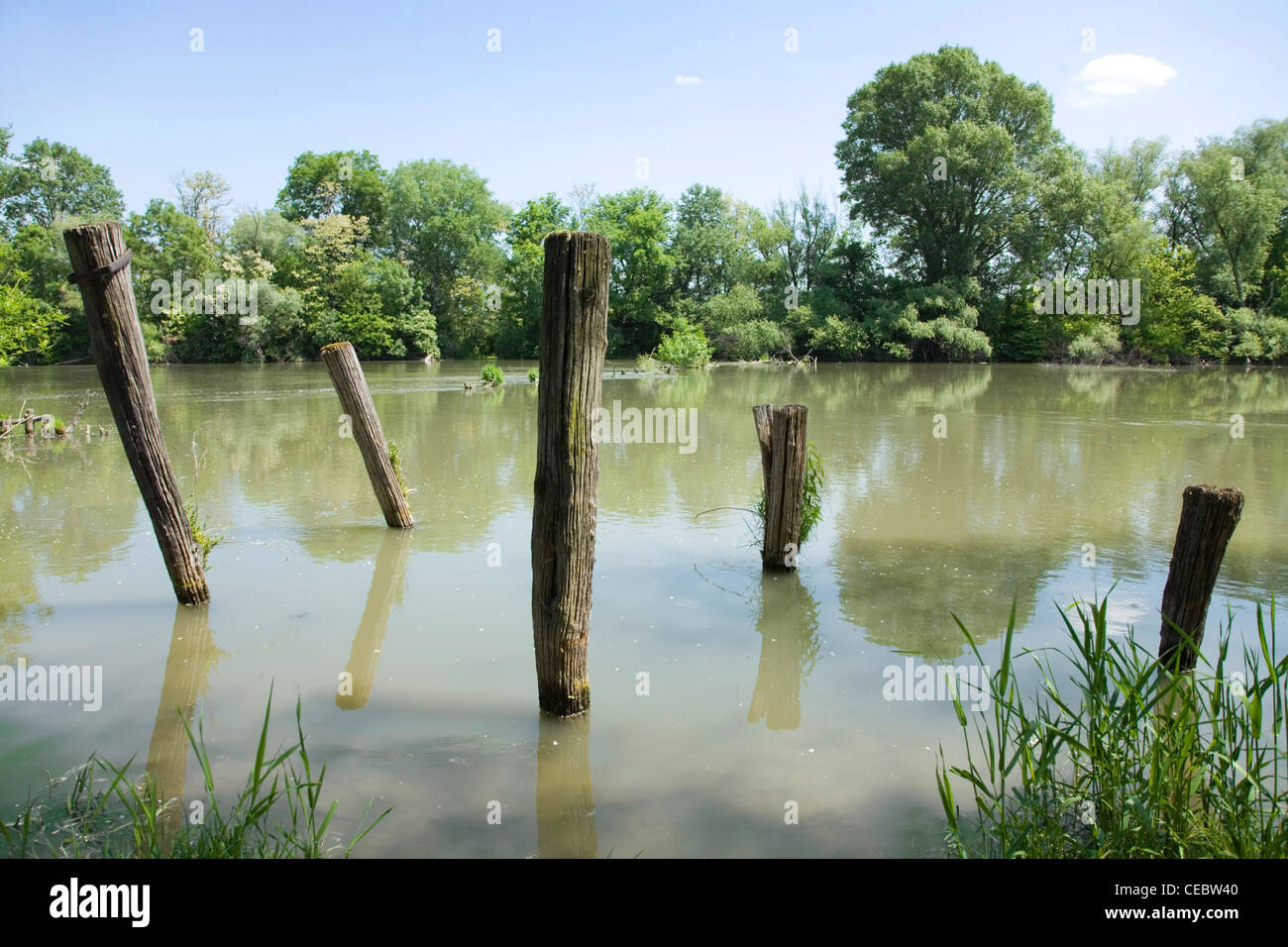 River Maly Dunaj. Slovakia Stock Photo - Alamy