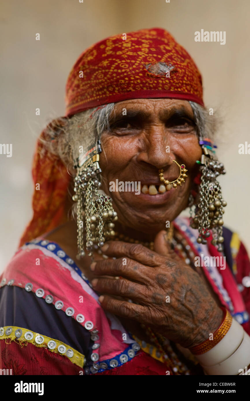 Lambani Tribe People Stock Photo - Alamy