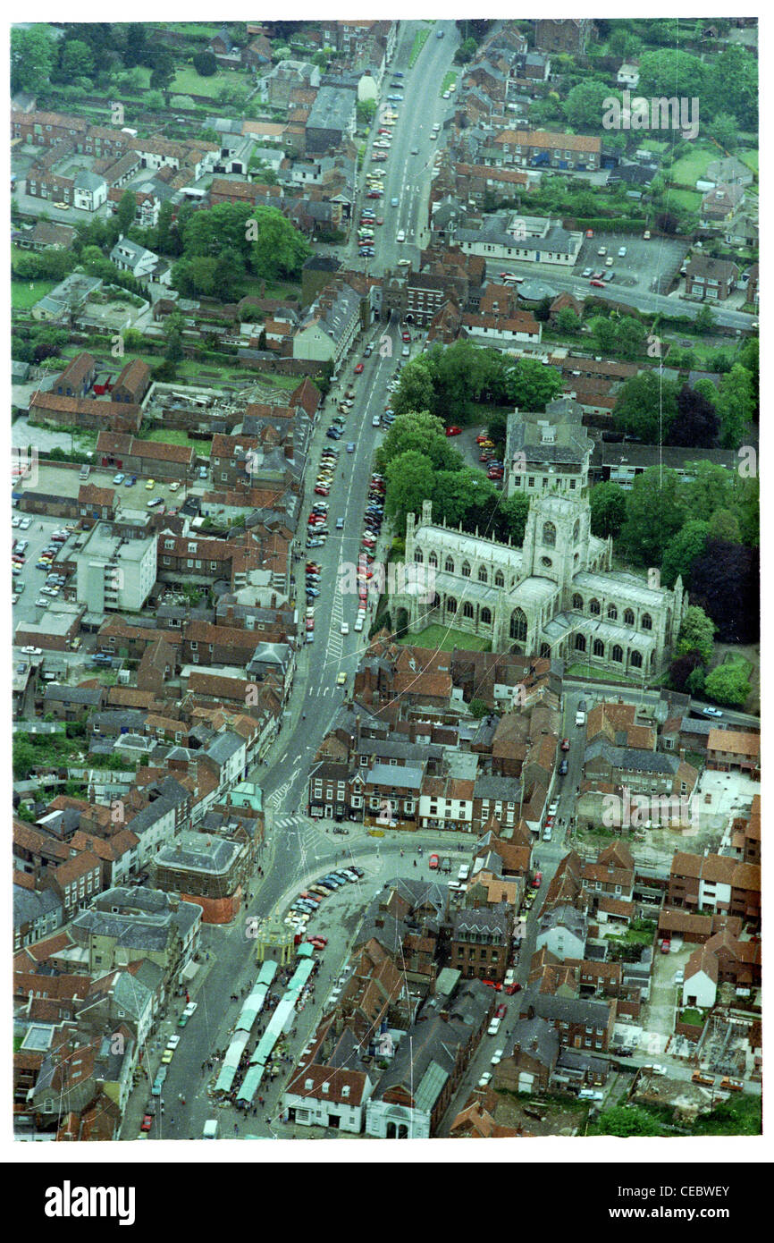 Aerial view beverley east yorkshire hi-res stock photography and images ...