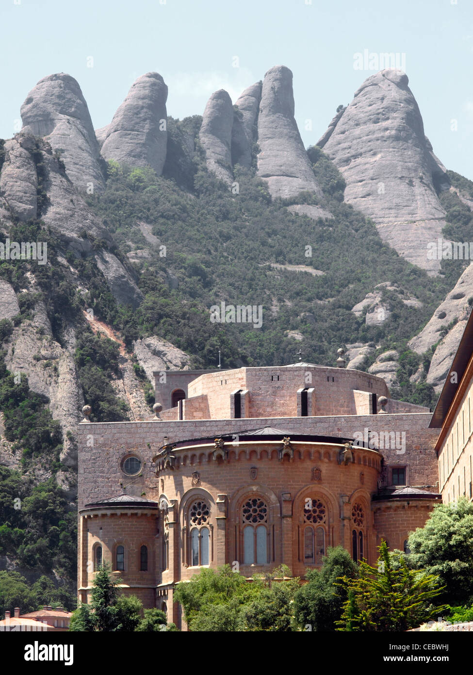 monastery of Montserrat in Catalonia (Spain Stock Photo - Alamy