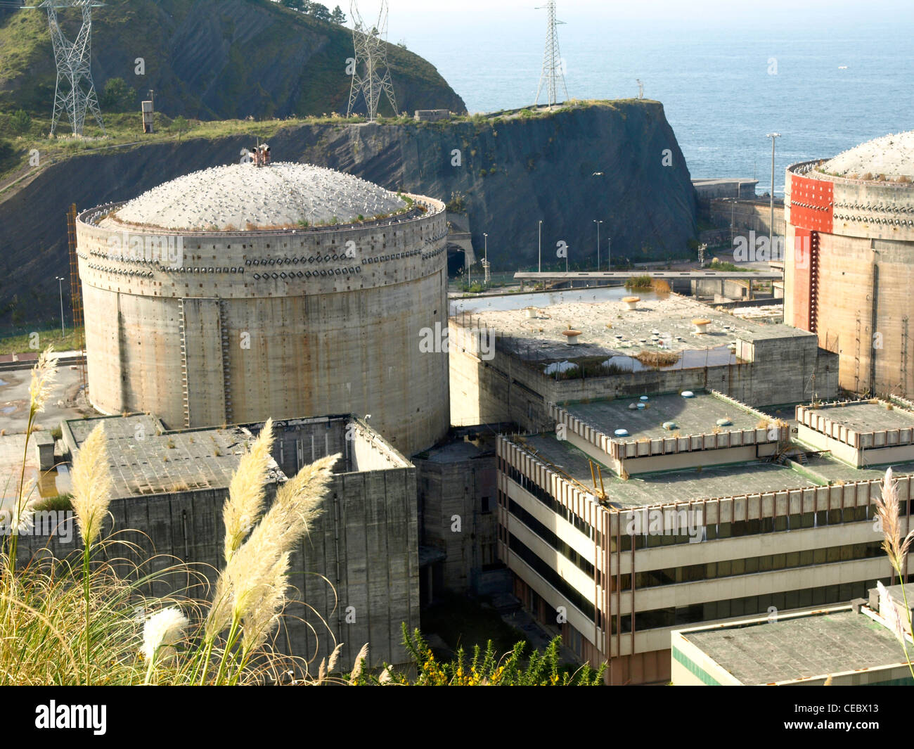 old nuclear plant in Lemoniz (Spain Stock Photo - Alamy