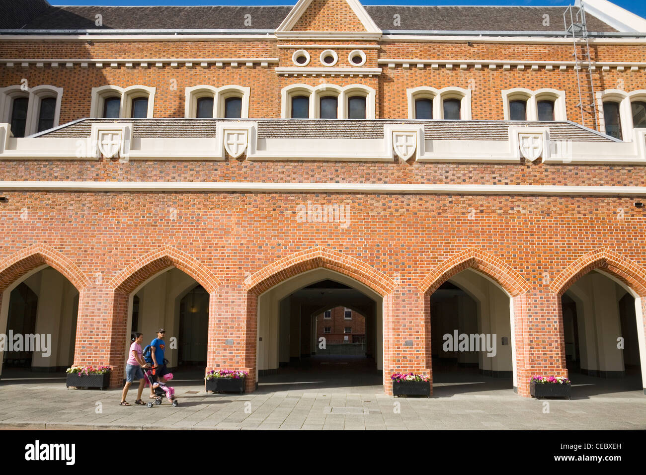 Architecture of the restored Perth Town Hall. Perth, Western Australia ...