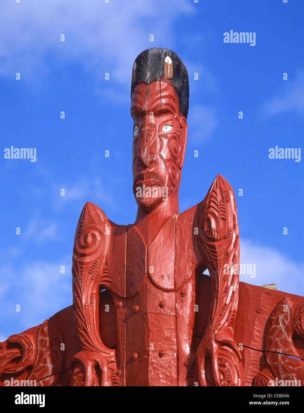 Traditional maori carving hi-res stock photography and images - Alamy