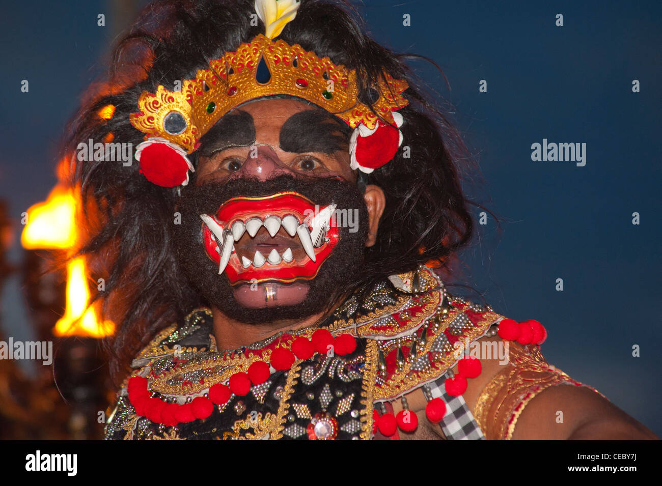 Balinese traditional mask dance hi-res stock photography and images - Alamy
