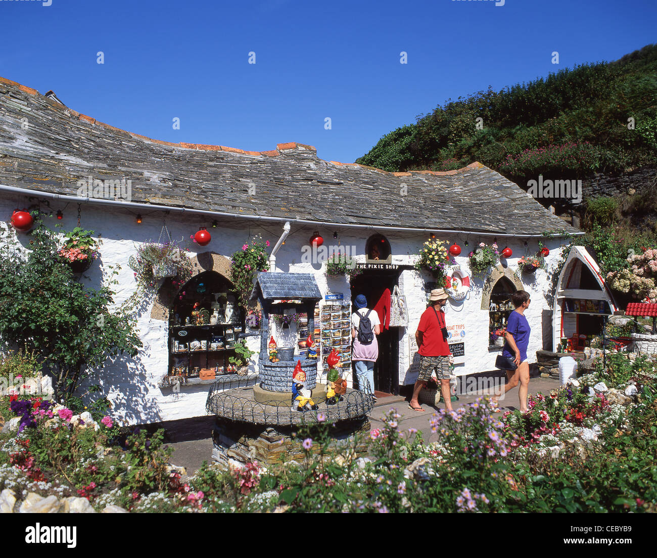 The Pixie Shop, Boscastle, Cornwall, England, United Kingdom Stock ...