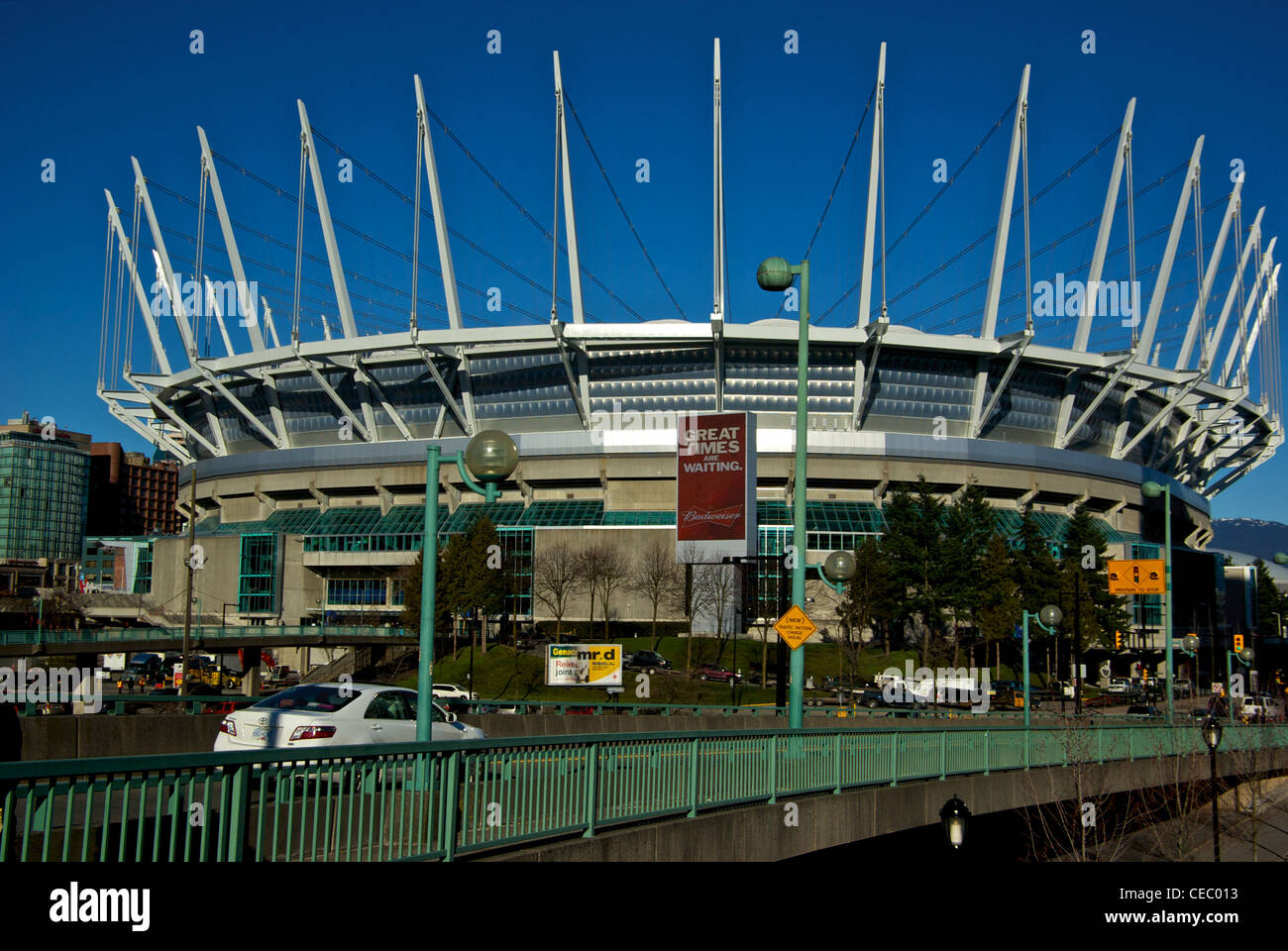 Renovated BC Place Stadium new retractable roof False Creek waterfront ...
