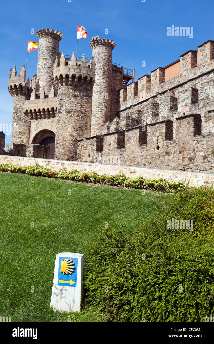 Camino de santiago sign hi-res stock photography and images - Alamy