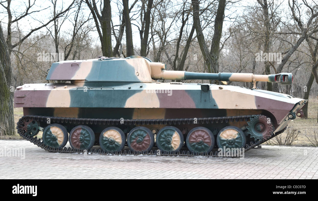 tank on the place in museum Stock Photo - Alamy