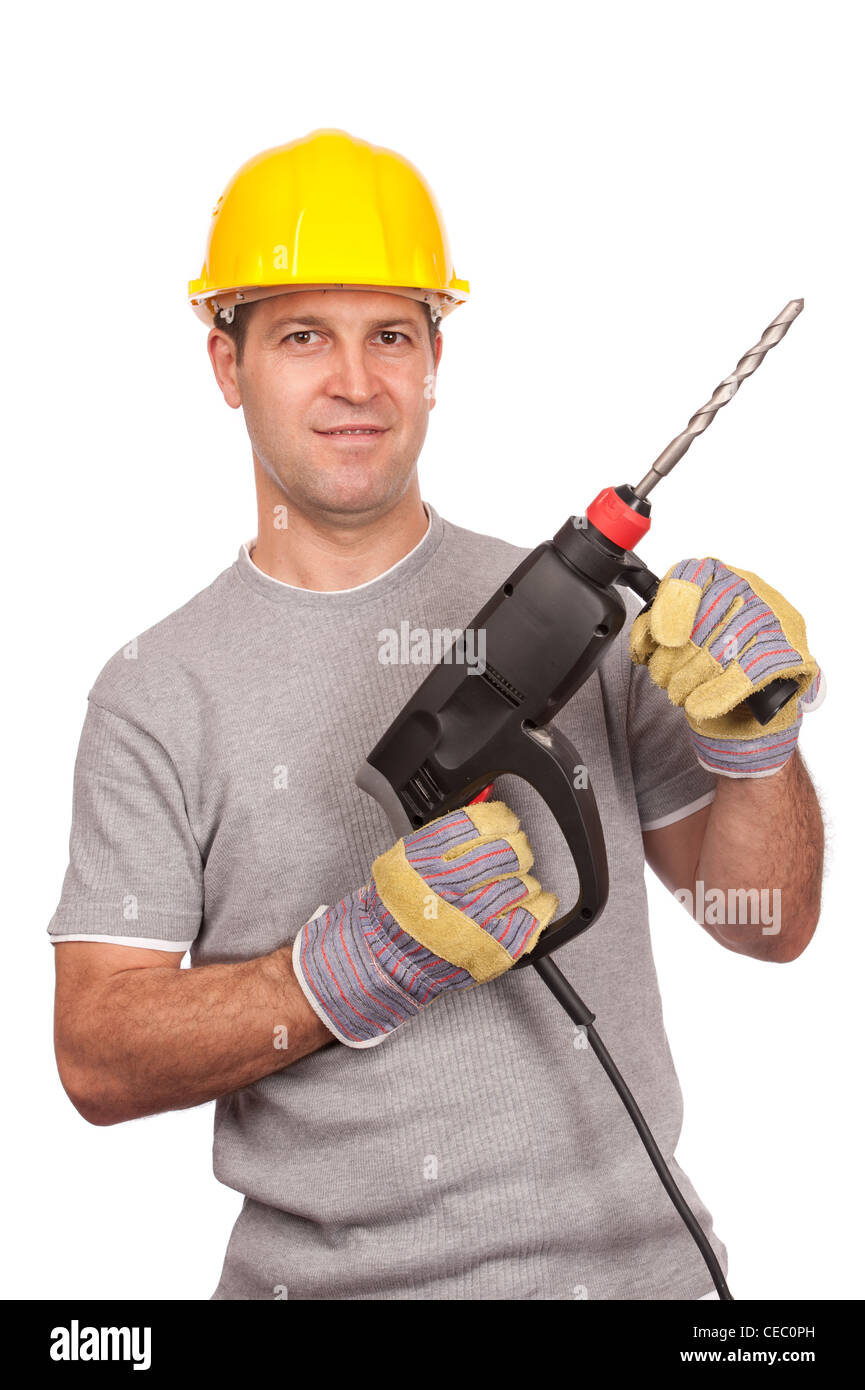 Man pneumatic drill hi-res stock photography and images - Alamy