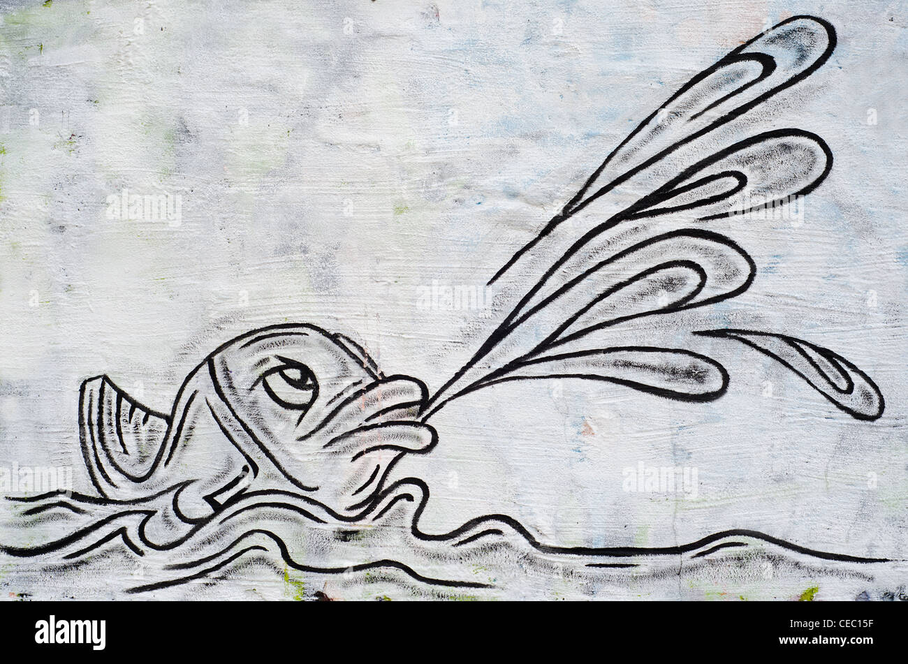 Fish urban graffiti hi-res stock photography and images - Alamy