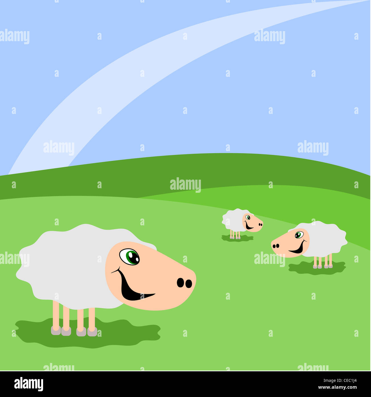 Laughing sheep hi-res stock photography and images - Alamy