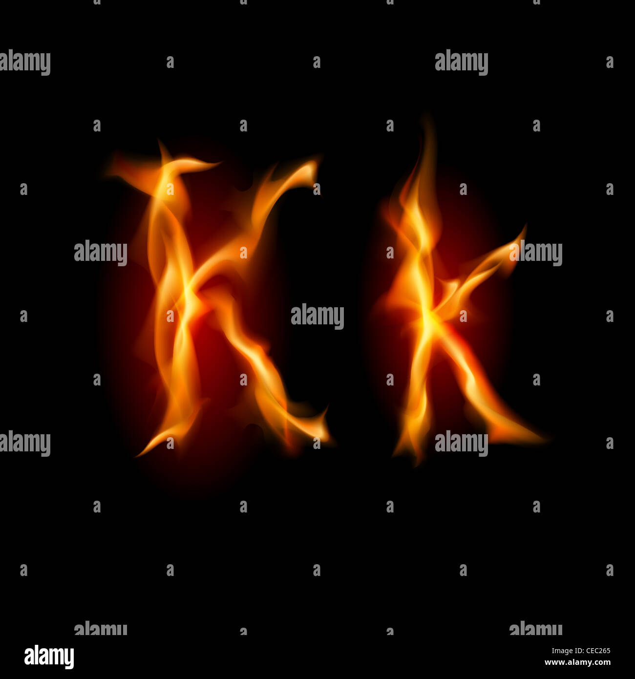 Wallpaper K Fire Letter
