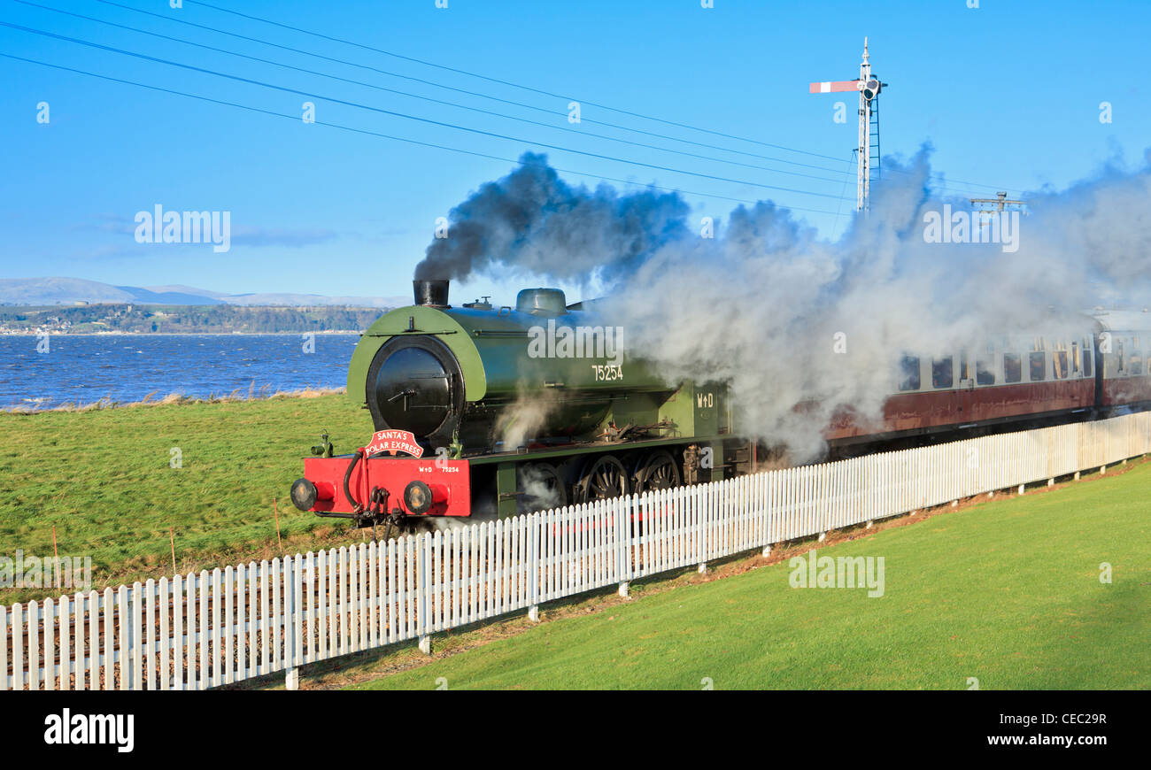 Locomotive 75254, an 0-6-0ST Austerity engine Stock Photo - Alamy
