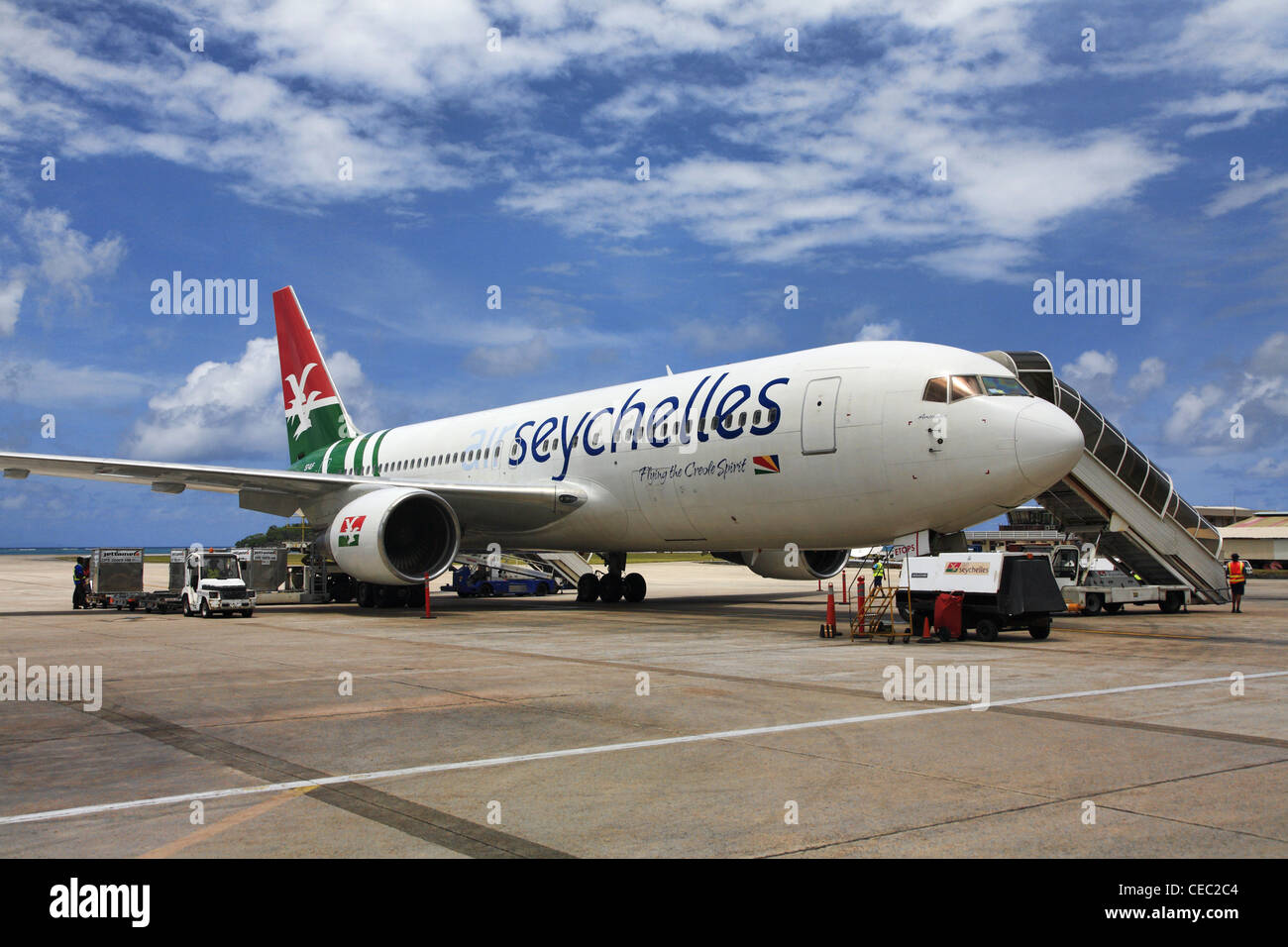 Air seychelles aircraft hi-res stock photography and images - Alamy