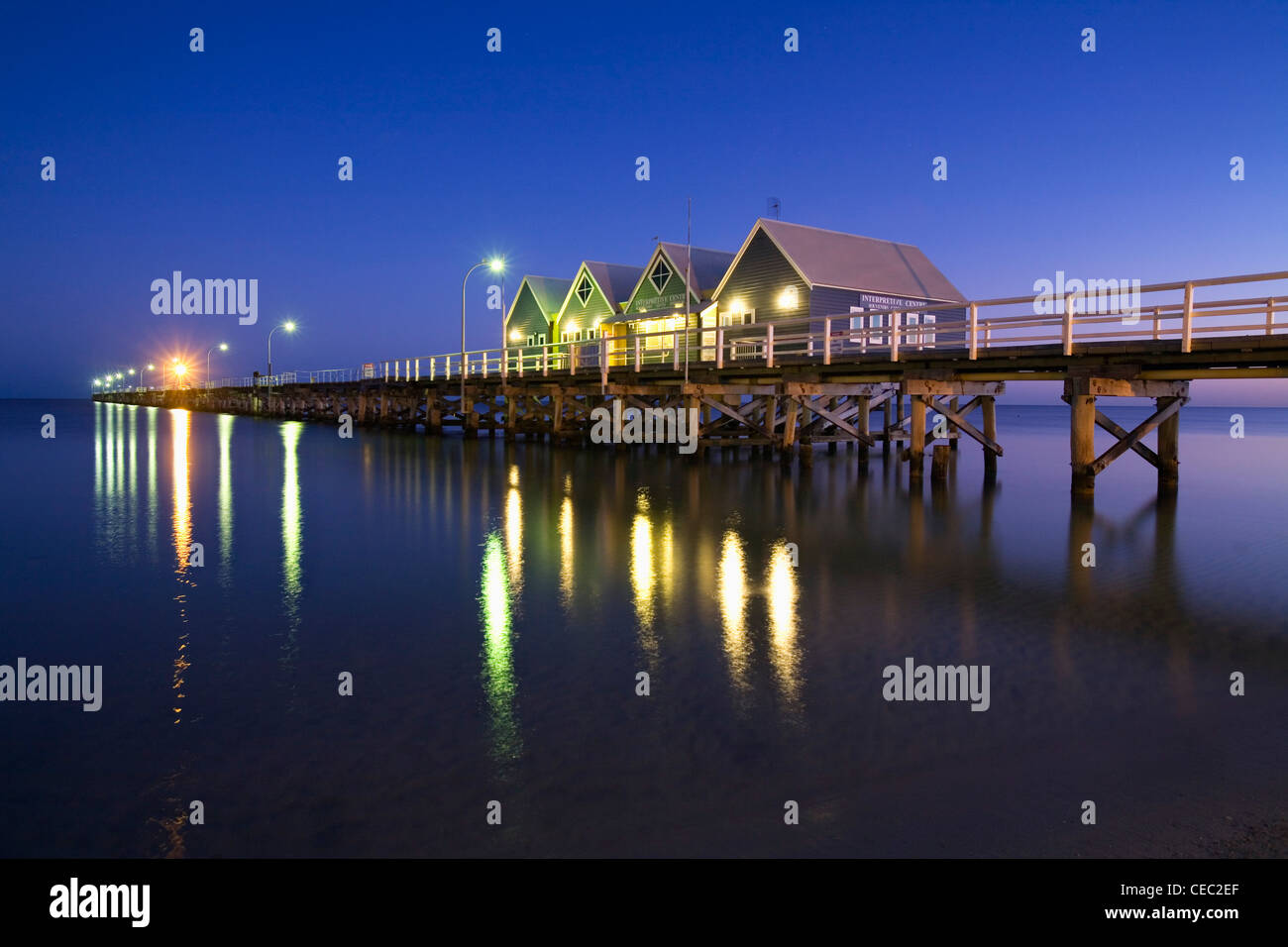 Busselton jetty twilight western hi-res stock photography and images ...