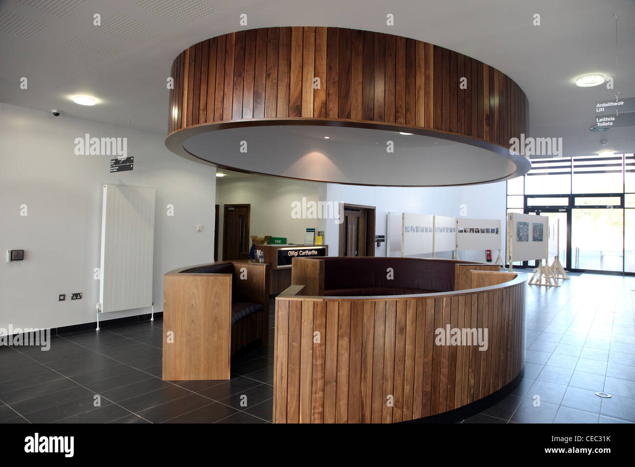 Carrickmacross Civic Offices reception area, Co. Monaghan, Ireland ...