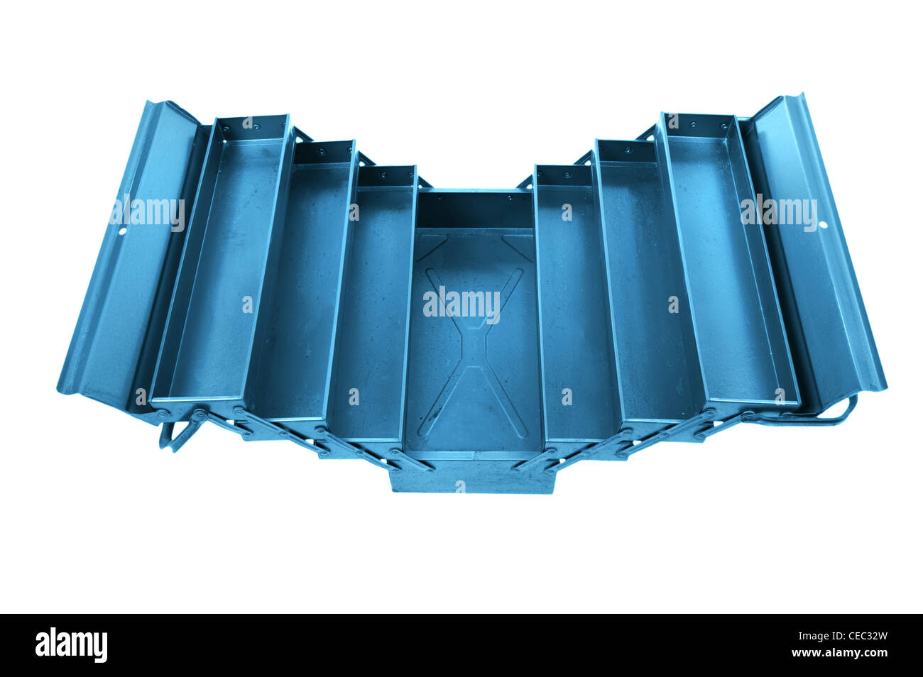 object on white - tool box close up Stock Photo - Alamy