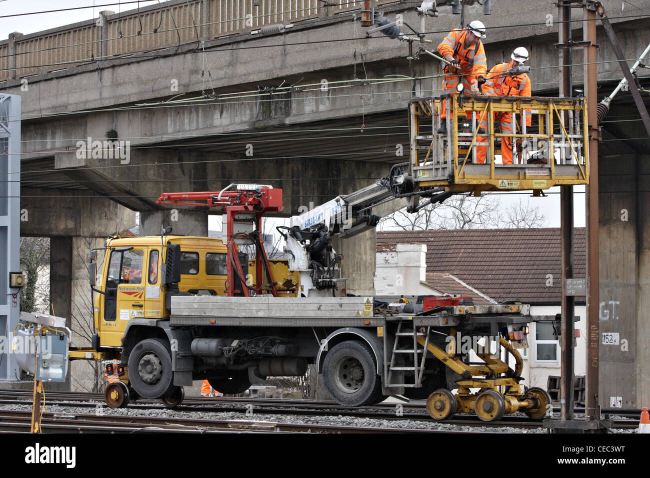 Milton keynes derailed train hi-res stock photography and images - Alamy