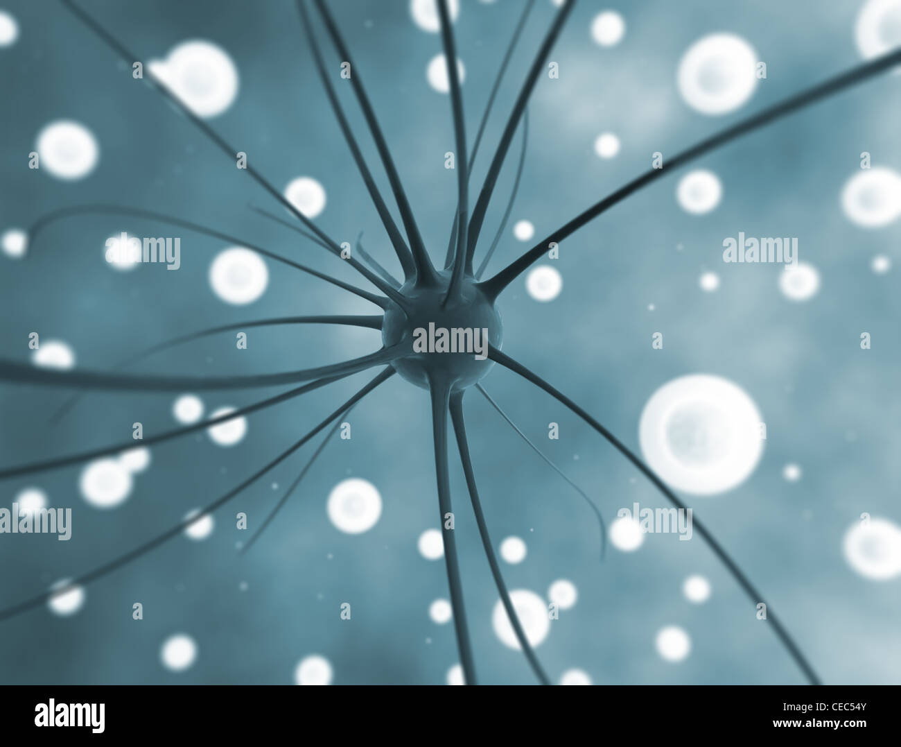 Large virus cell. High resolution 3d render Stock Photo - Alamy