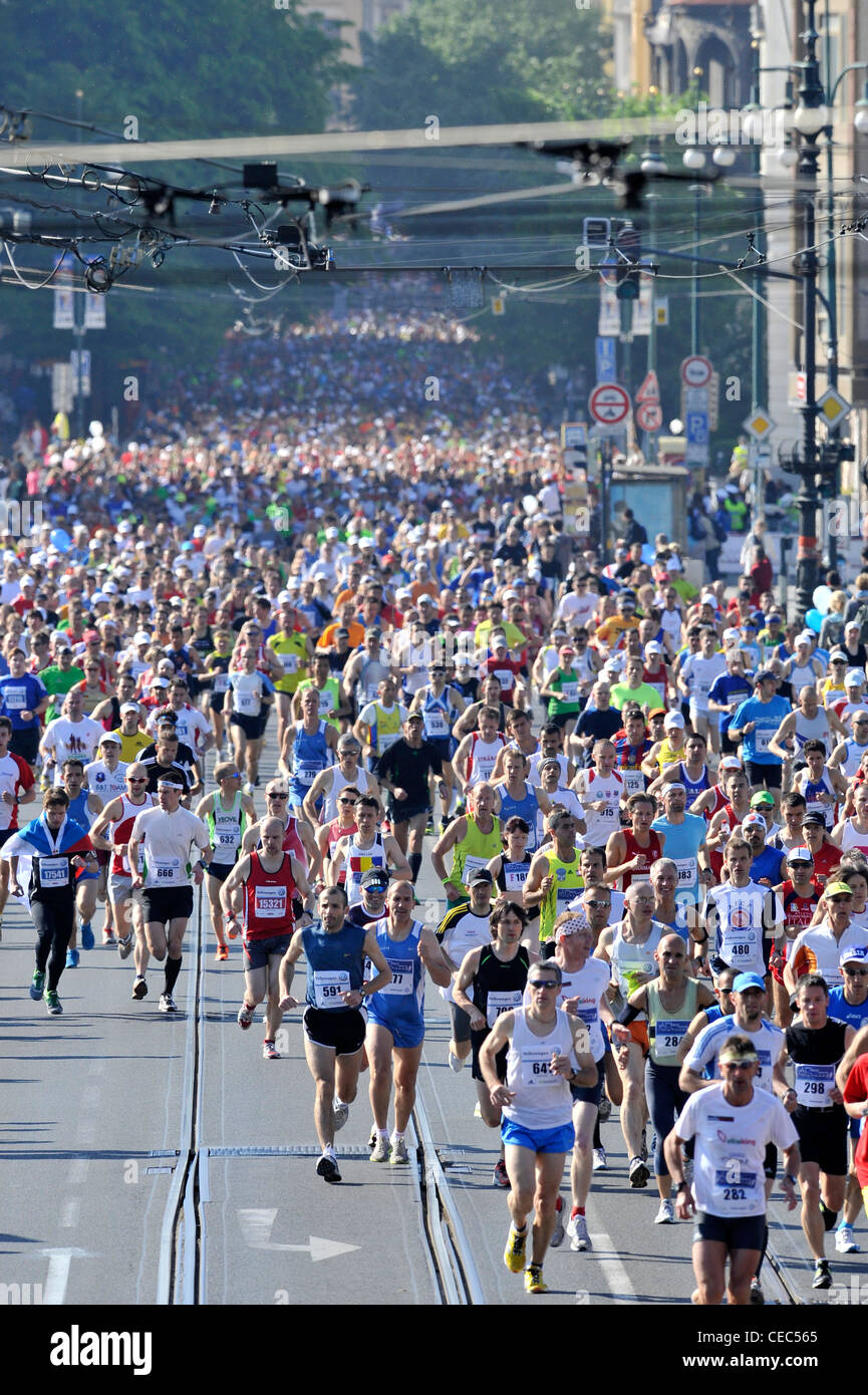Prague International marathon Stock Photo - Alamy