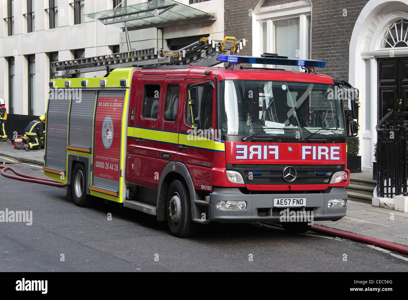 One of over 30 fire engines sent to the scene of a major fire in ...