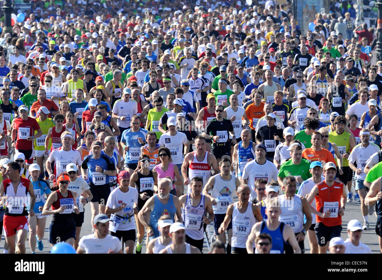 Prague International marathon Stock Photo - Alamy