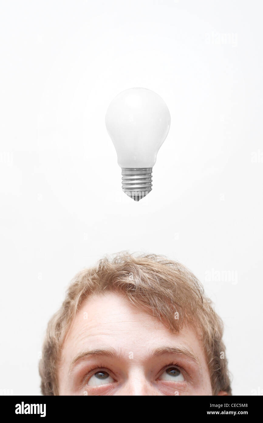A business man with an idea Stock Photo - Alamy