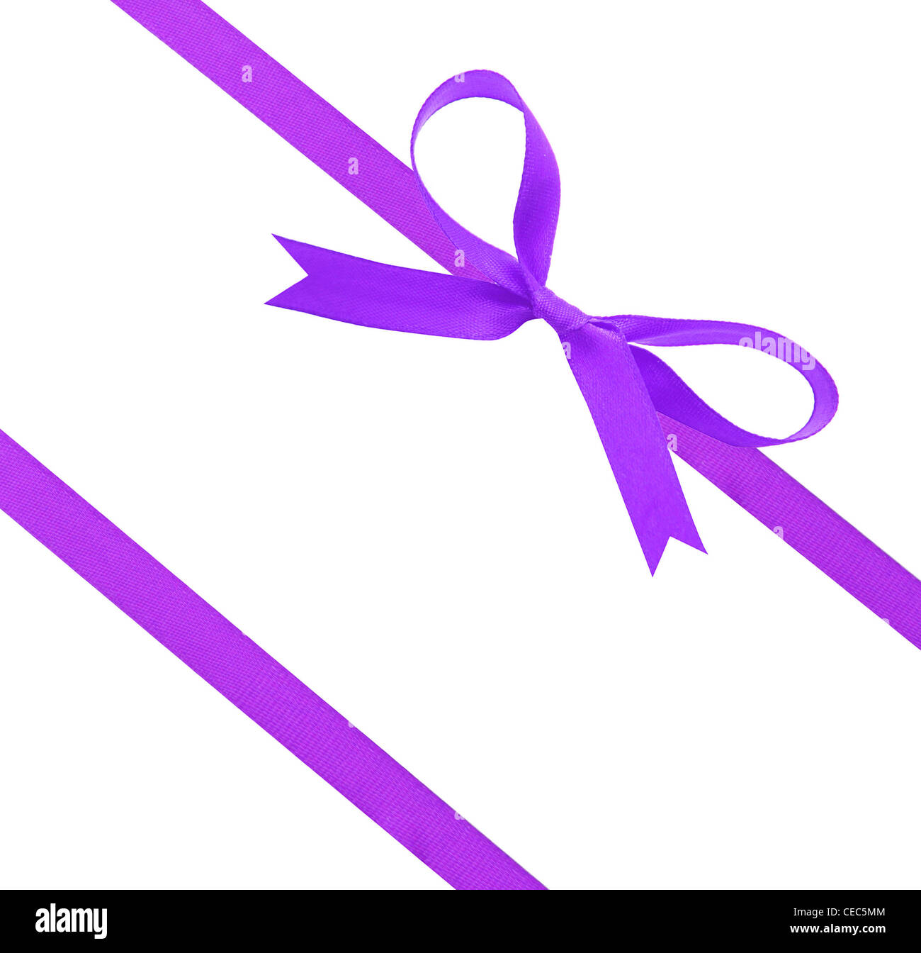 Purple bow isolated hi-res stock photography and images - Alamy