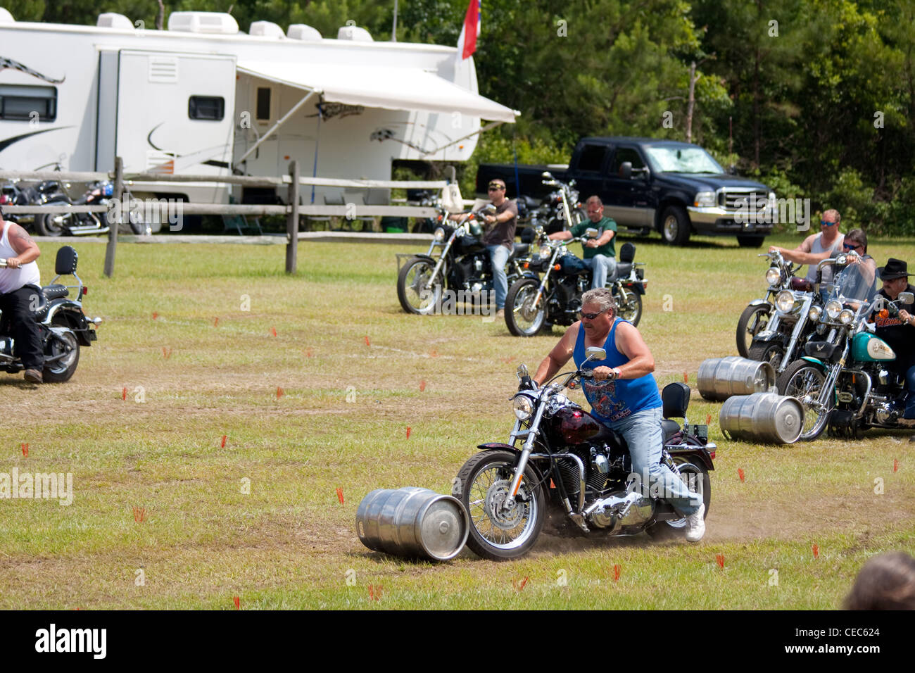 Motorcycle barrel roll event in Myrtle Beach South Carolina USA Stock ...