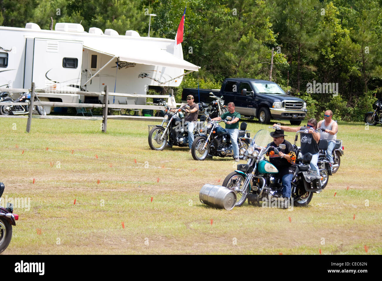 Motorcycle barrel roll event in Myrtle Beach South Carolina USA Stock ...