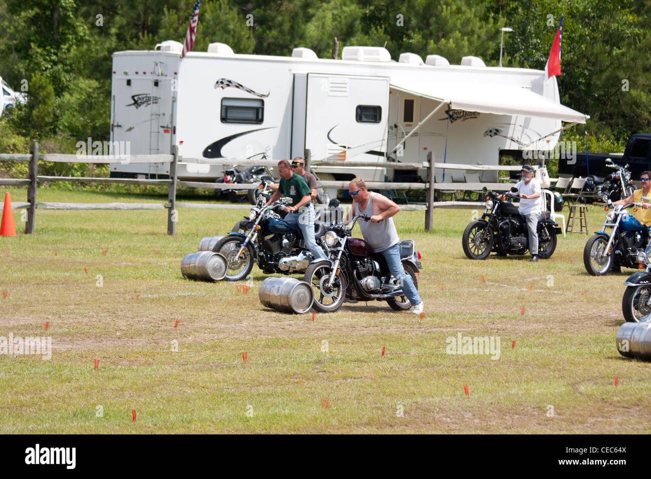Motorcycle barrel roll event in Myrtle Beach South Carolina USA Stock ...