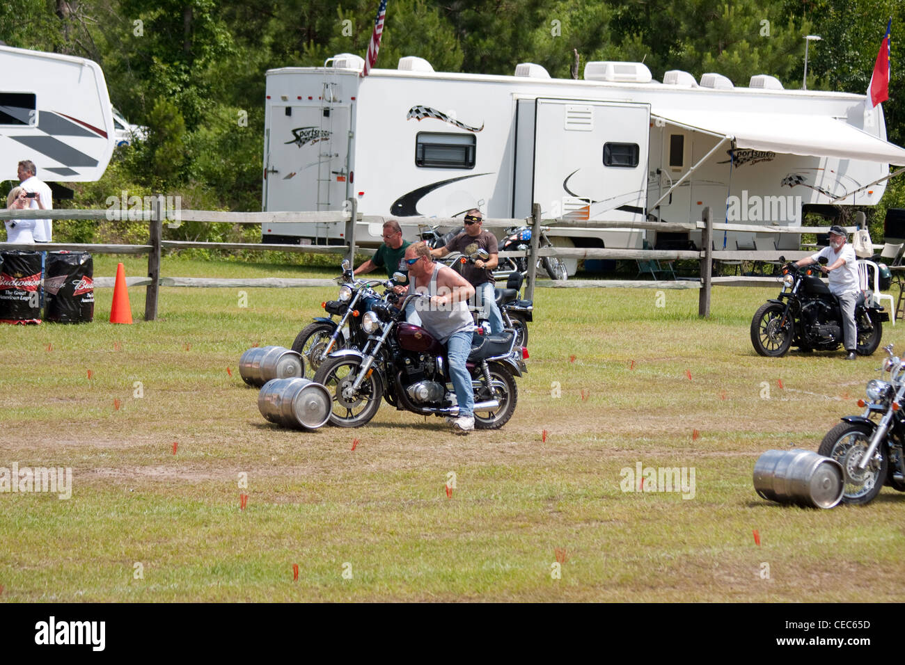 Motorcycle barrel roll event in Myrtle Beach South Carolina USA Stock ...