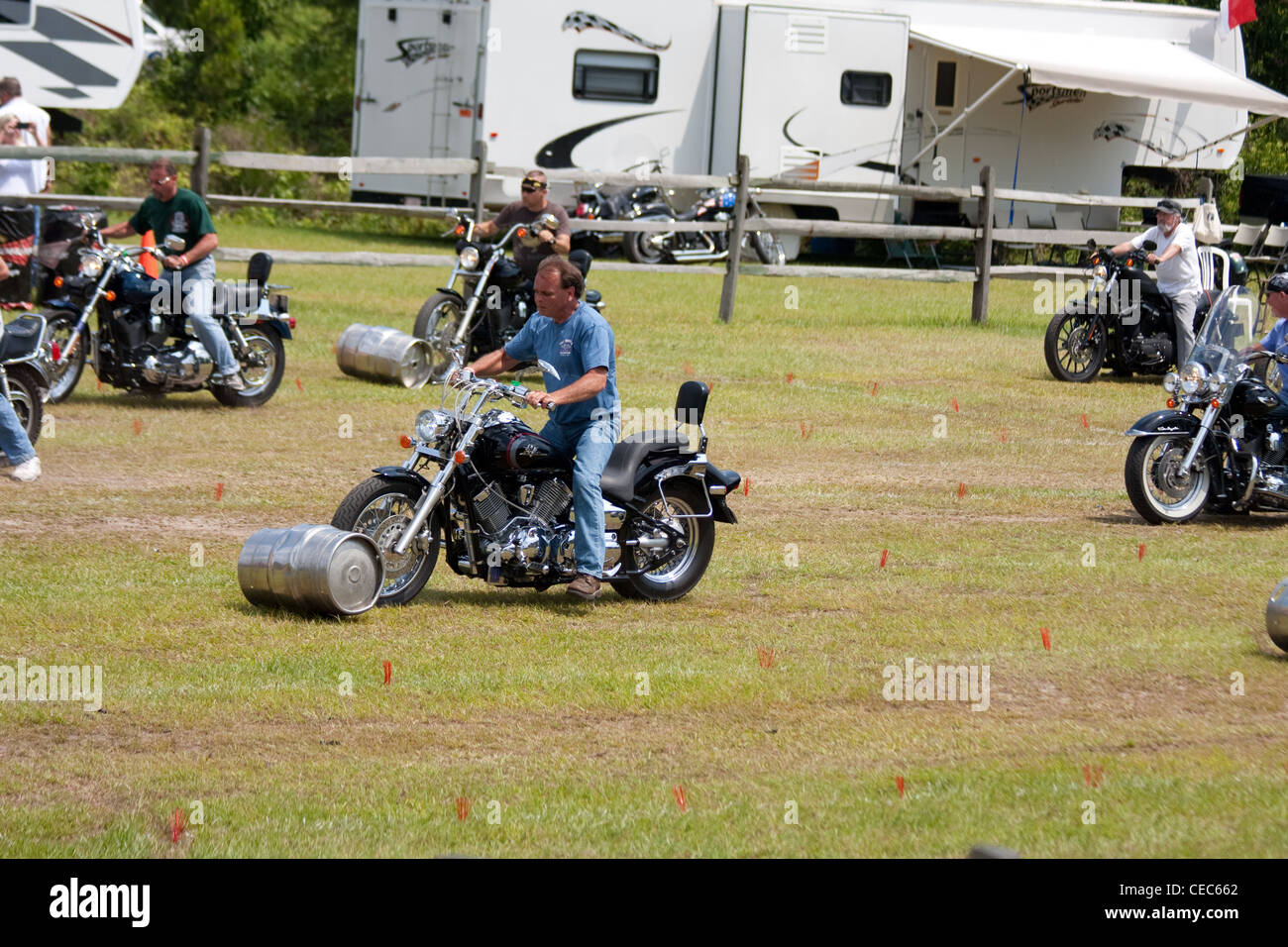 Motorcycle barrel roll event in Myrtle Beach South Carolina USA Stock ...