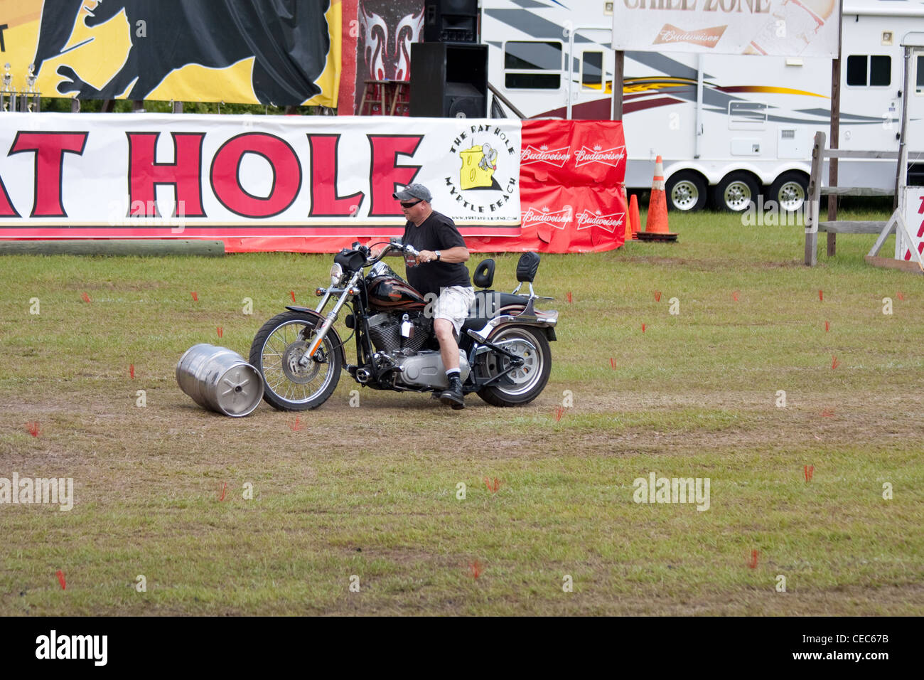 Motorcycle barrel roll event in Myrtle Beach South Carolina USA Stock ...