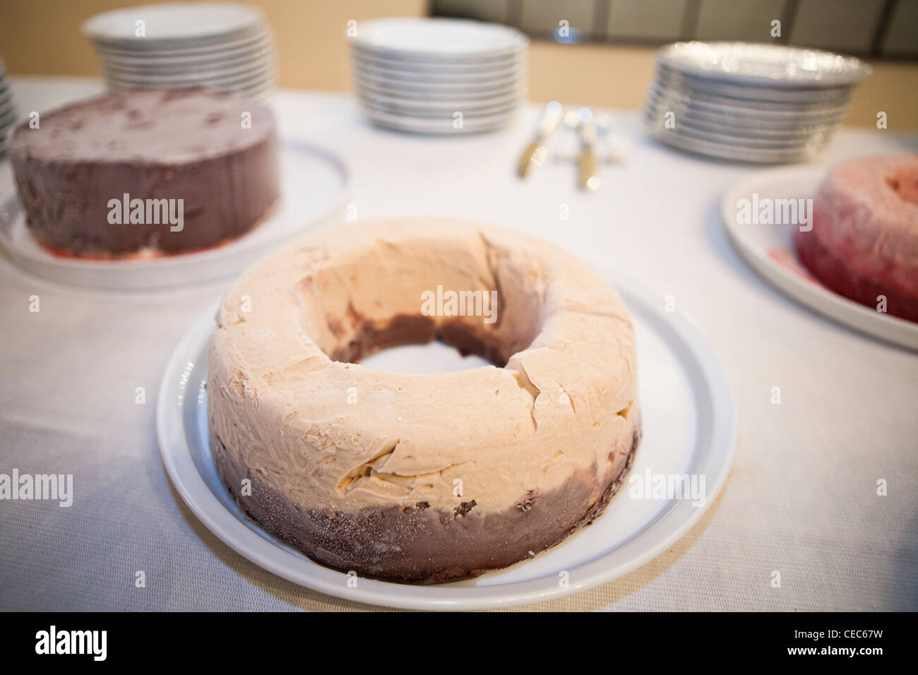 Traditional Ciambella Cake on table Stock Photo - Alamy