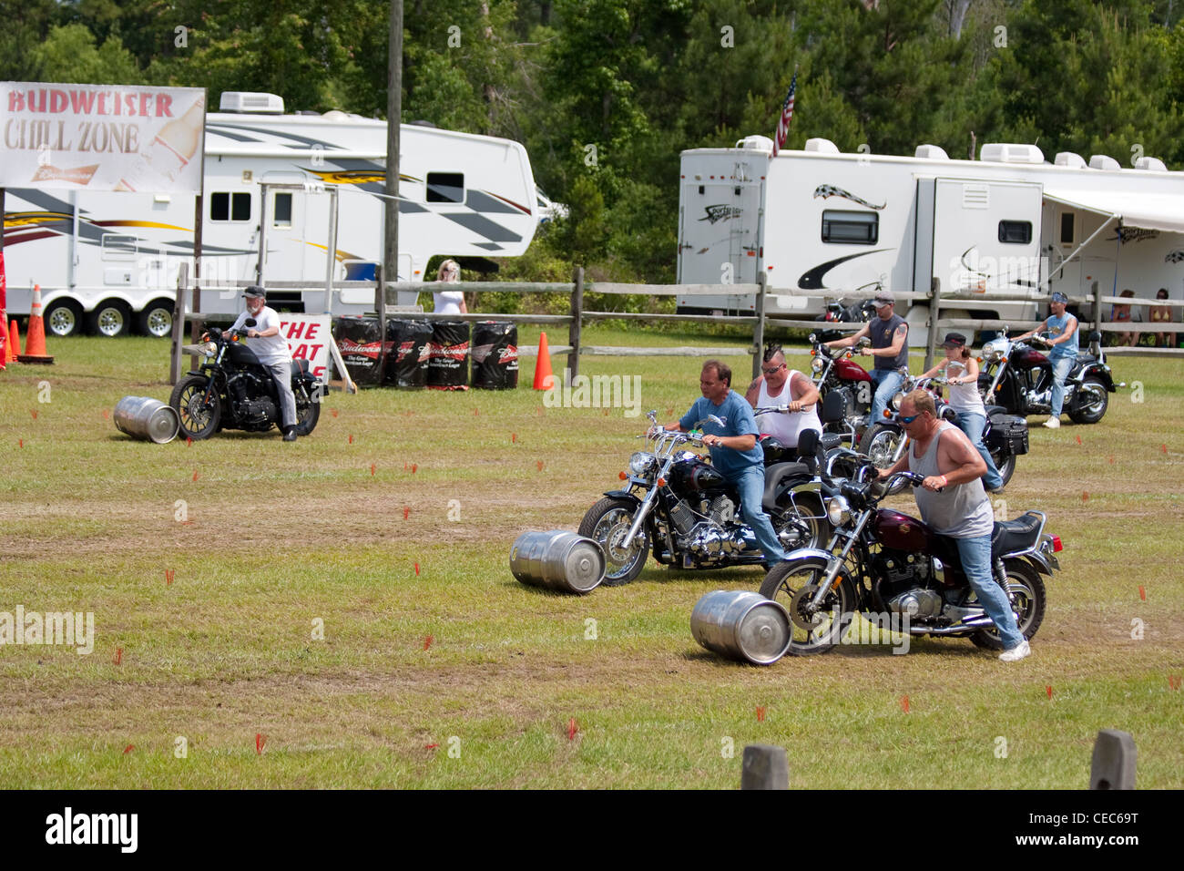 Motorcycle barrel roll event in Myrtle Beach South Carolina USA Stock ...