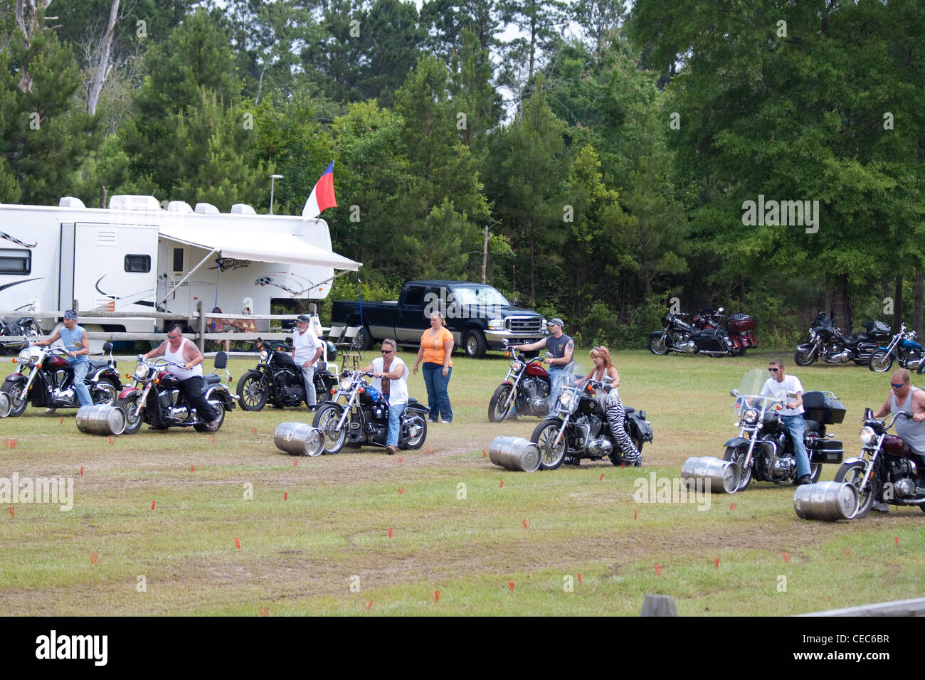 Motorcycle barrel roll event in Myrtle Beach South Carolina USA Stock ...