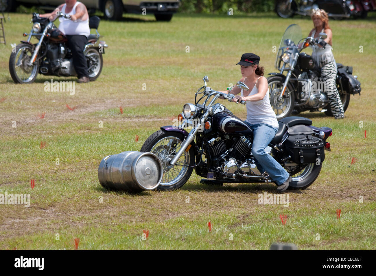 Motorcycle barrel roll event in Myrtle Beach South Carolina USA Stock ...