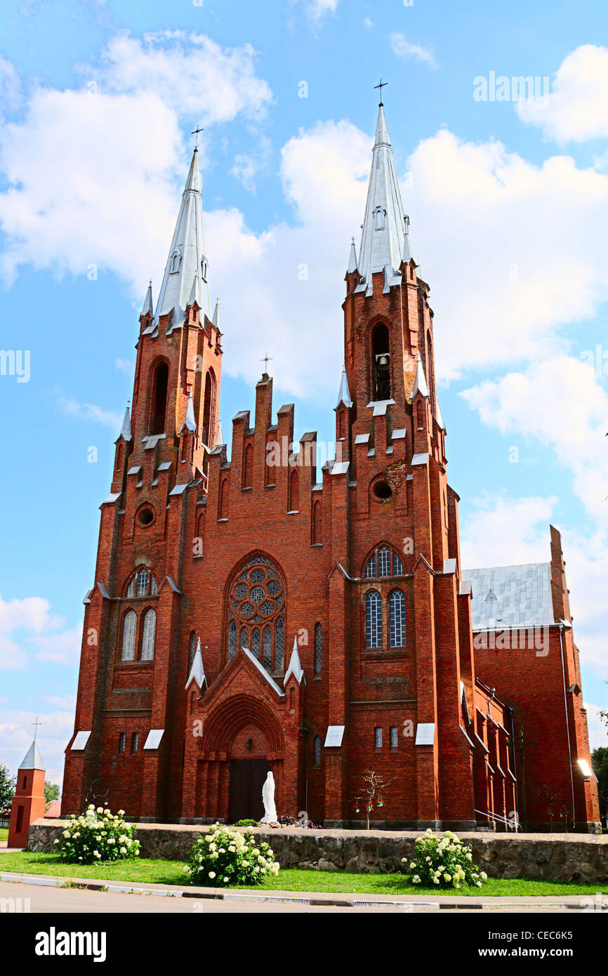 Belarus, Vidzy. St. Trinity Roman Catholic Church Stock Photo - Alamy