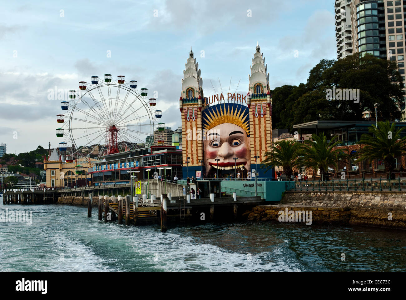 Australia New South Wales Sydney wharf fun fair Stock Photo - Alamy