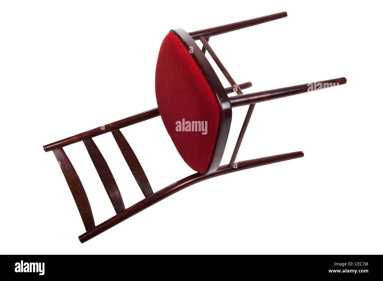 object on white - chair isolated on white background Stock Photo - Alamy