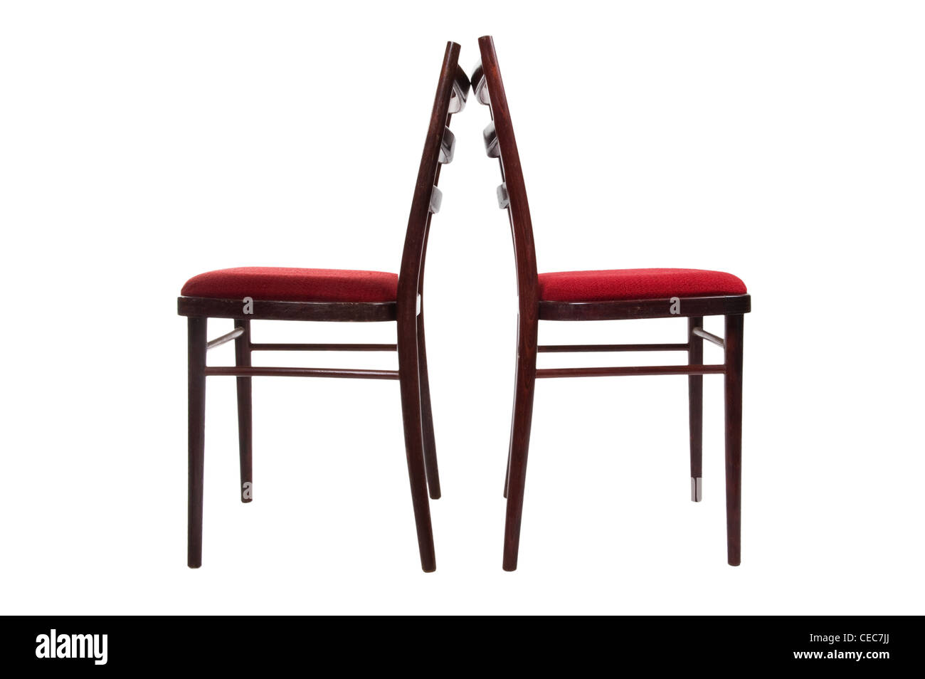 object on white - chair isolated on white background Stock Photo - Alamy