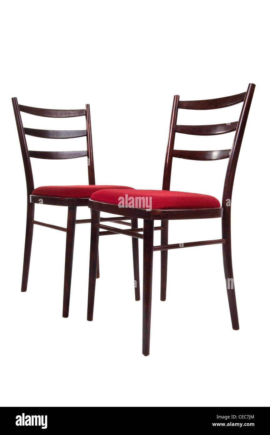 object on white - chair isolated on white background Stock Photo - Alamy