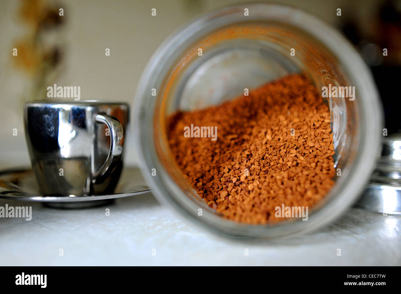 Instant coffee making granules hi-res stock photography and images - Alamy