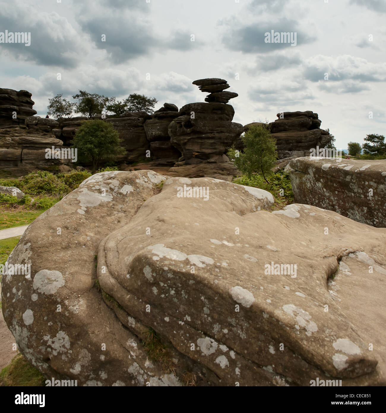 Brimham rocks hi-res stock photography and images - Alamy